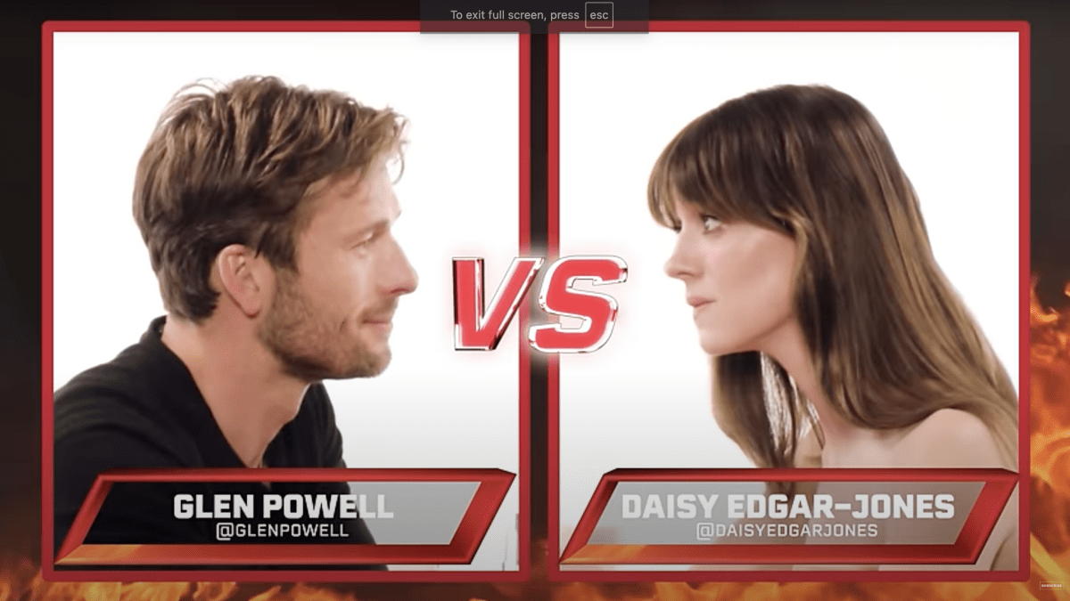 Glen Powell vs Daisy Edgar-Jones: Celebrity Wings of Fury