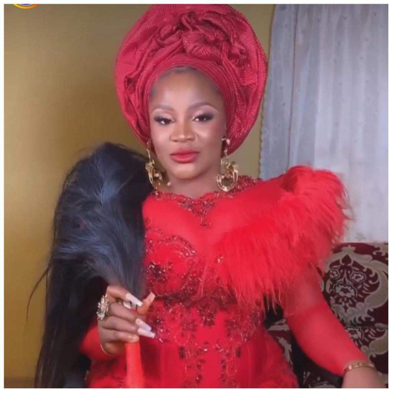 Actress Uche Ogbodo ties the knot traditionally with her younger lover, Bobby Marris [Video]