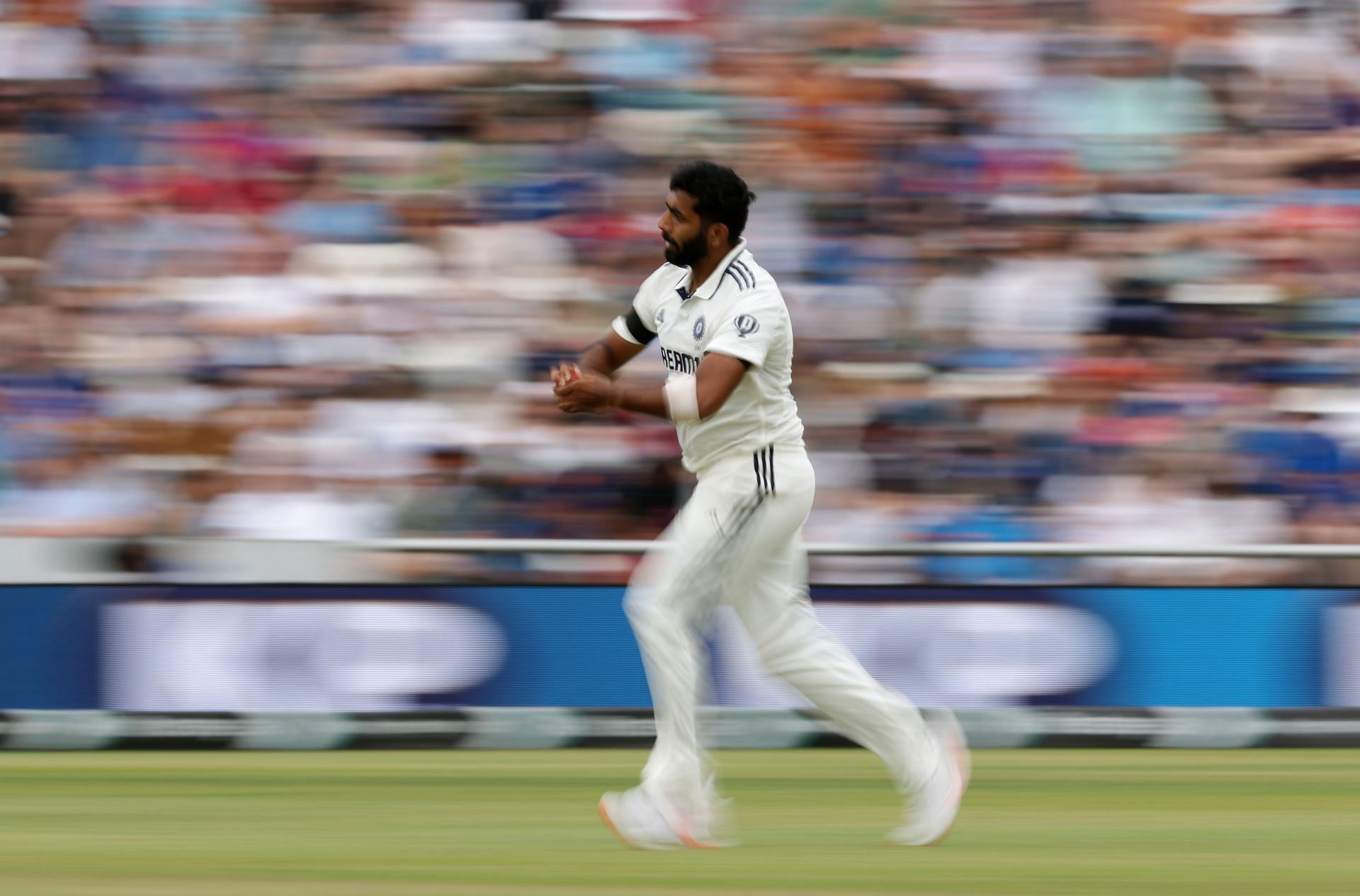 Jasprit Bumrah’s Son Angad Poses with Fifer Match Ball after Father’s ...