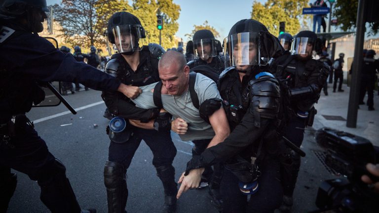 France protests erupt over budget cuts