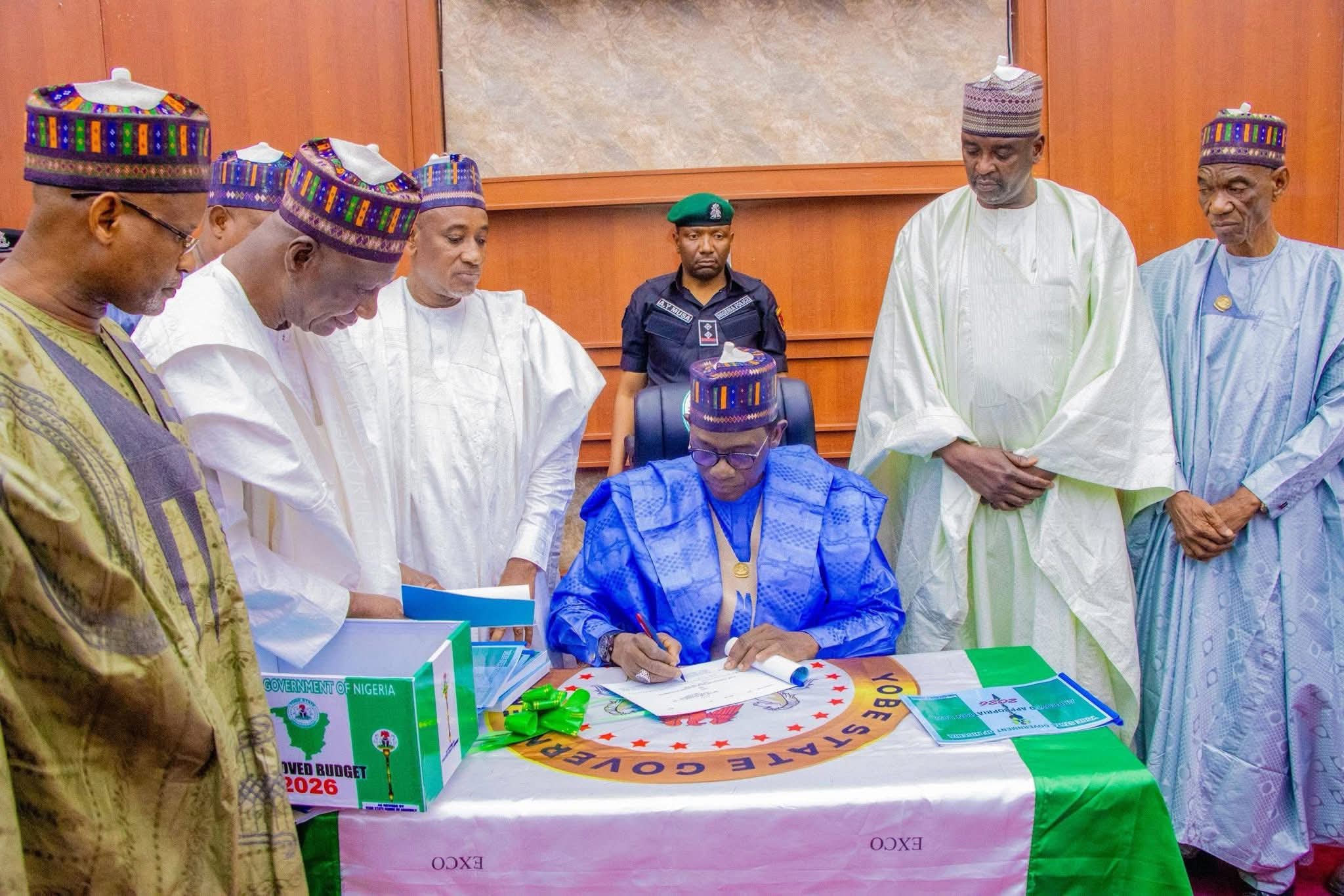 Yobe Governor Signs 2026 Budget Bill Into Law