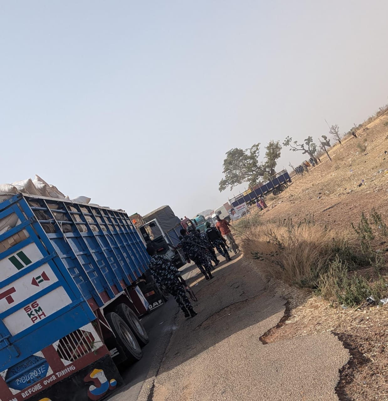 Truck drivers block Bauchi-Jos highway over damaged tyre incident ...